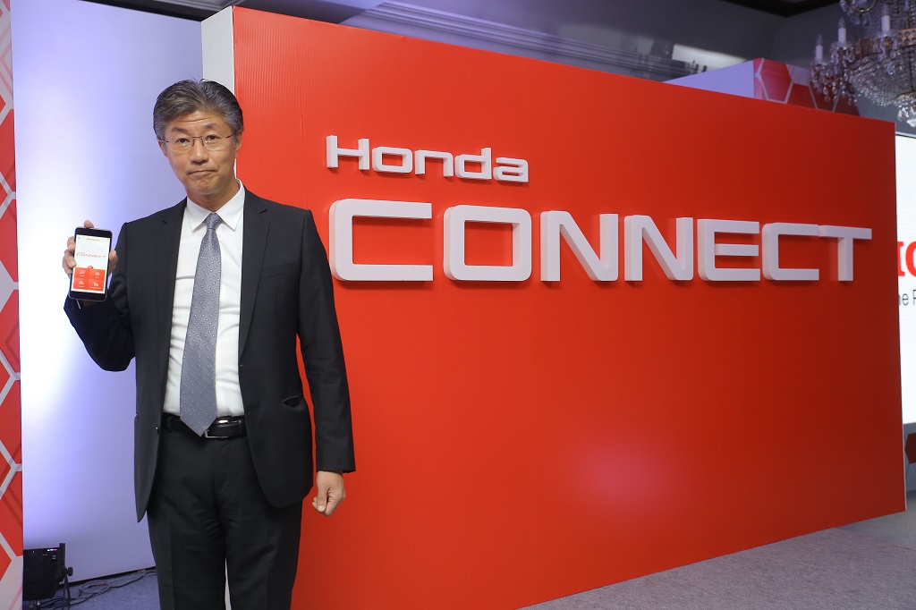 Mr. Katsushi Inoue, President & CEO, Honda Cars India Ltd. at the ...