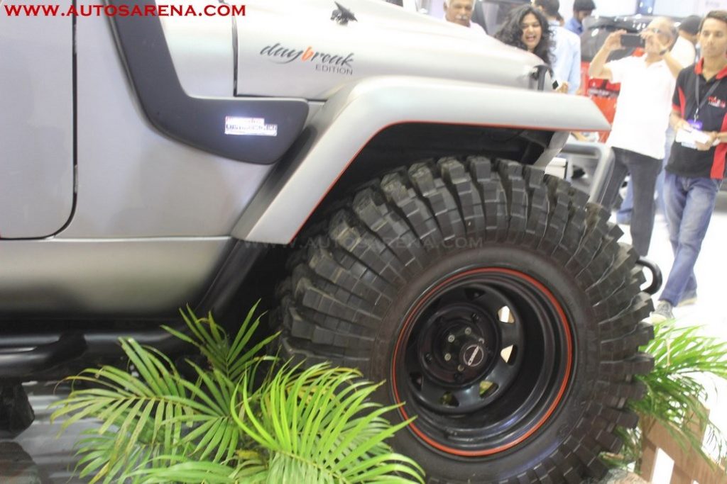 Mahindra Thar Daybreak Edition with solid-roof showcased at Surat Auto ...