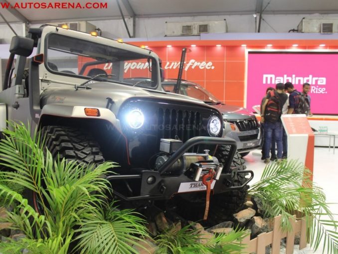 Mahindra Thar Daybreak Edition with solid-roof showcased at Surat Auto ...