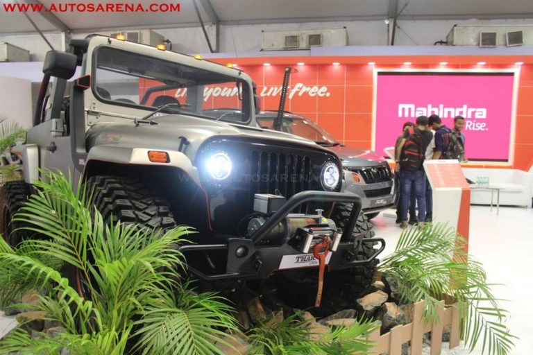 Mahindra Thar Daybreak Edition with solid-roof showcased at Surat Auto ...