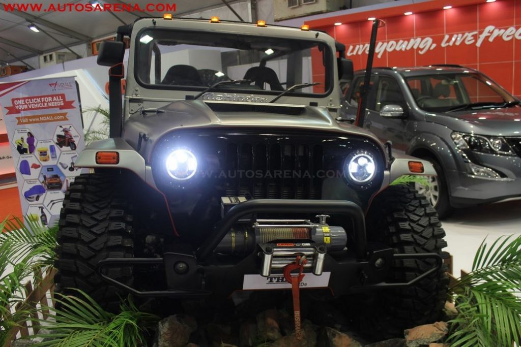 Mahindra Thar Daybreak Edition with solid-roof showcased at Surat Auto ...
