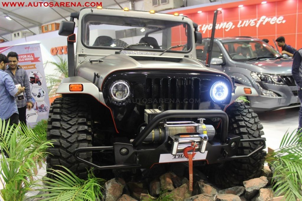 Mahindra Thar Daybreak Edition with solid-roof showcased at Surat Auto ...