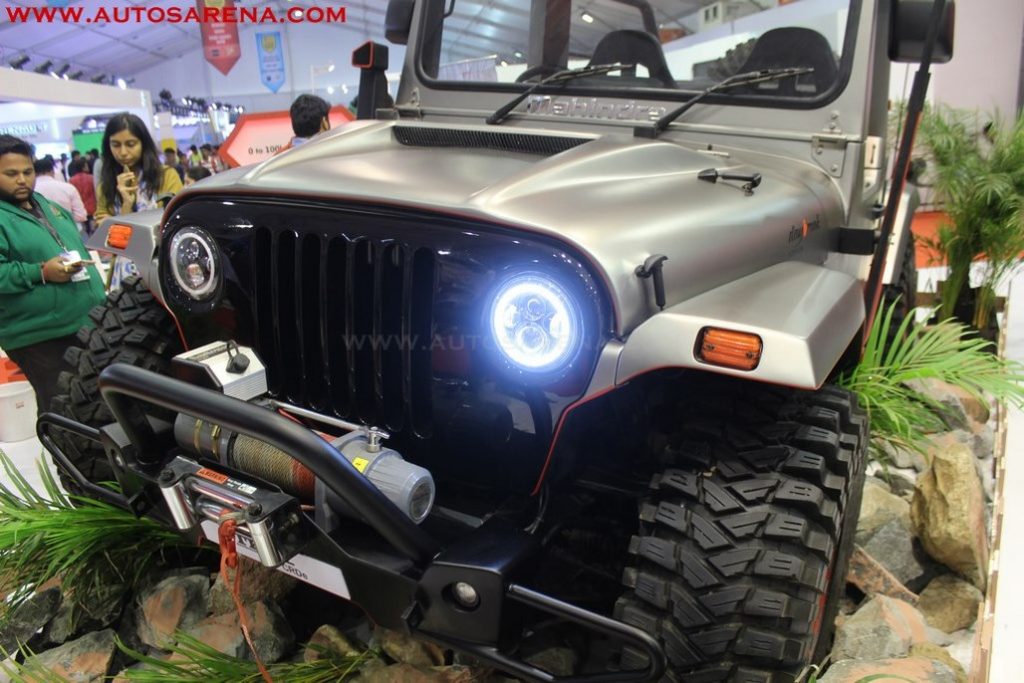 Mahindra Thar Daybreak Edition with solid-roof showcased at Surat Auto ...