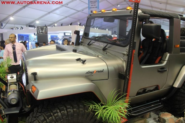 Mahindra Thar Daybreak Edition with solid-roof showcased at Surat Auto ...