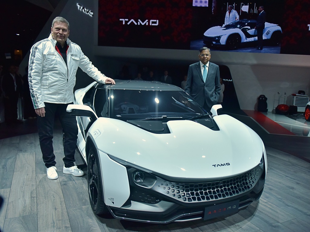 Tata Motors unveils TAMO RACEMO sports car at 87th Geneva International ...