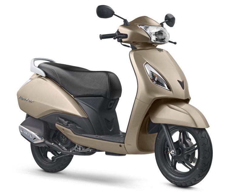TVS Jupiter BSIV compliant introduced in 2 new colours
