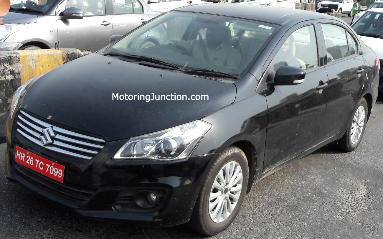 Maruti Suzuki Ciaz with minor updates spied again