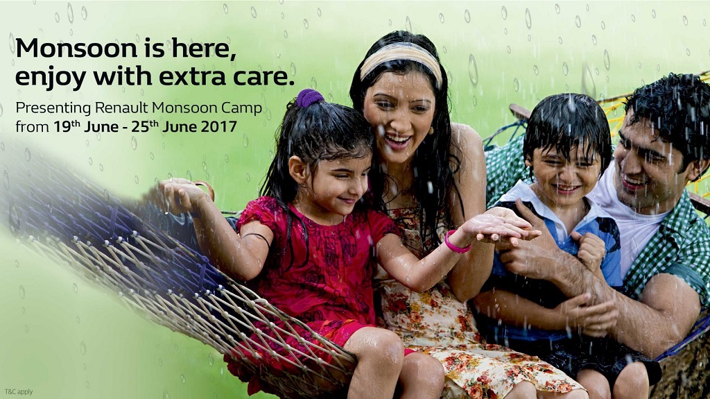 Renault Monsoon Camp for customers across India